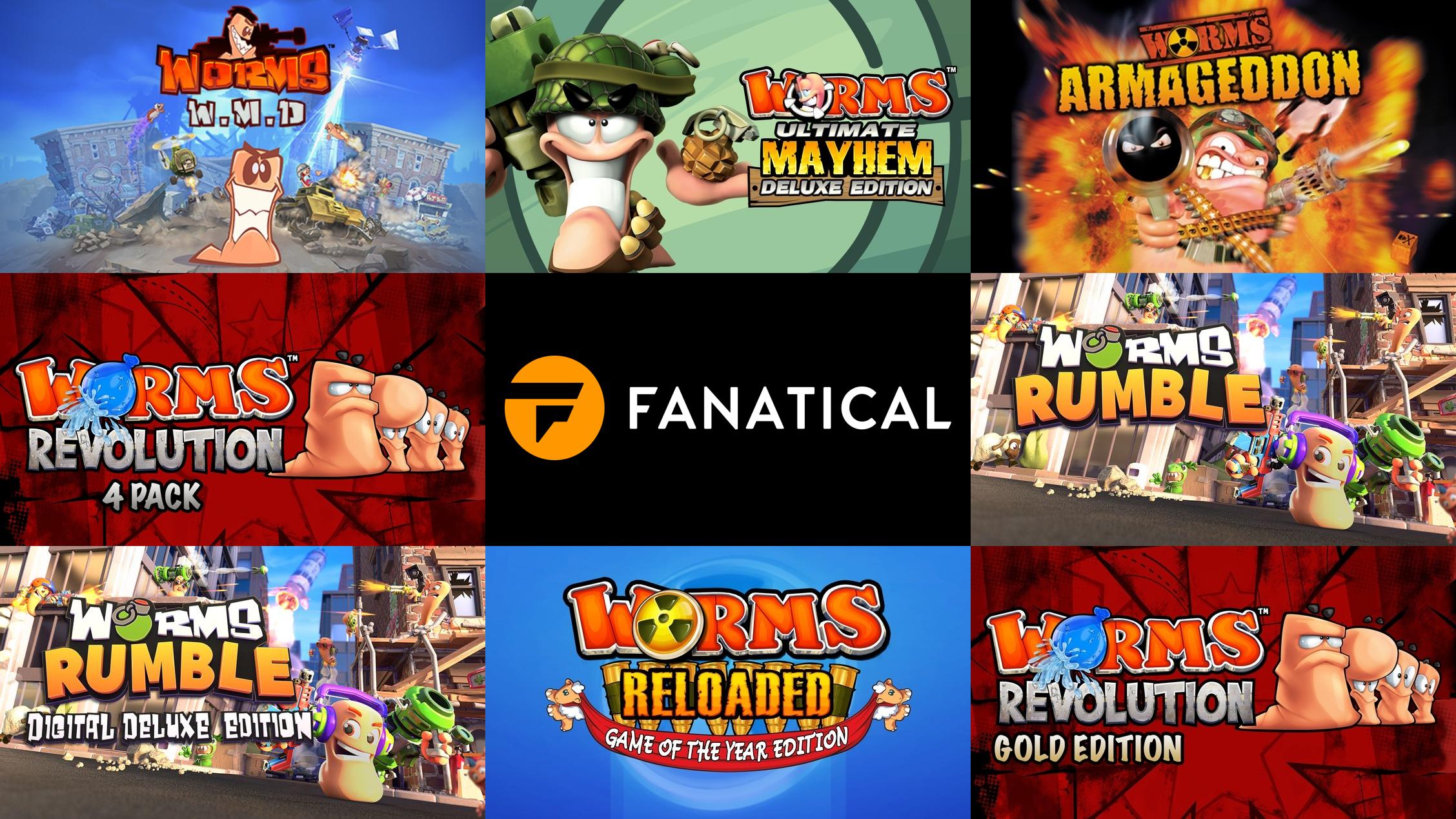 Worms Games | PC and Steam Keys | Fanatical