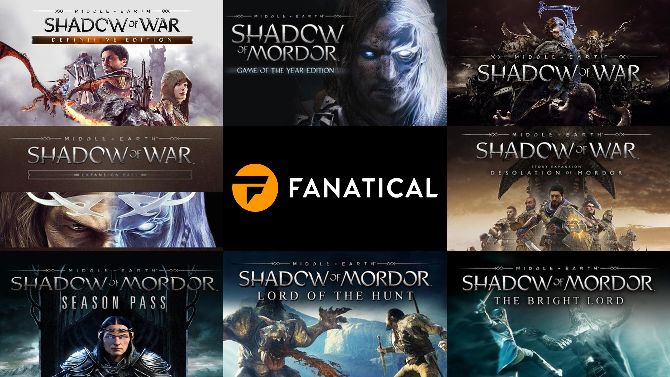 Middleearth Games | PC and Steam Keys | Fanatical